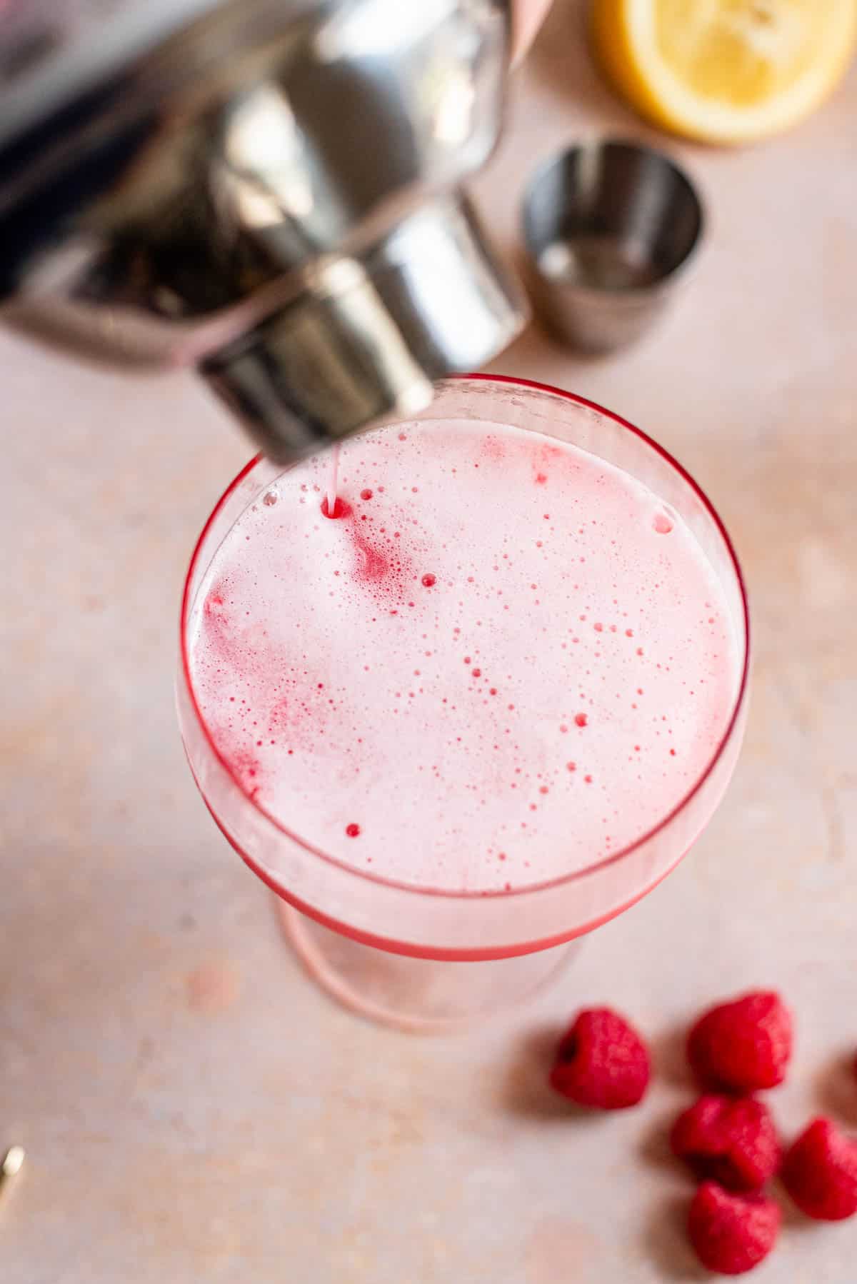 How To Make The Clover Club Cocktail - Well Seasoned Studio