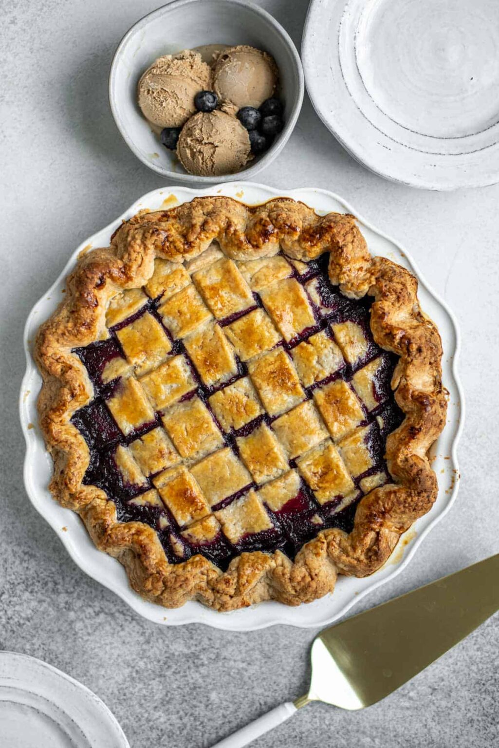 Ari's Wild Maine Blueberry Pie (with Frozen Berries!) - Well Seasoned ...