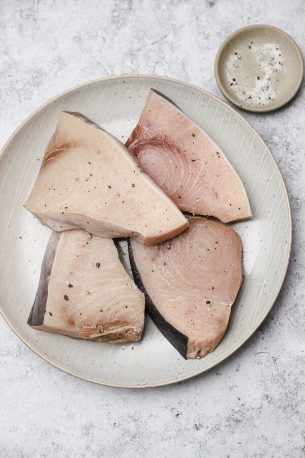 Sicilian Swordfish with Olives, Tomatoes, Raisins - Well Seasoned Studio