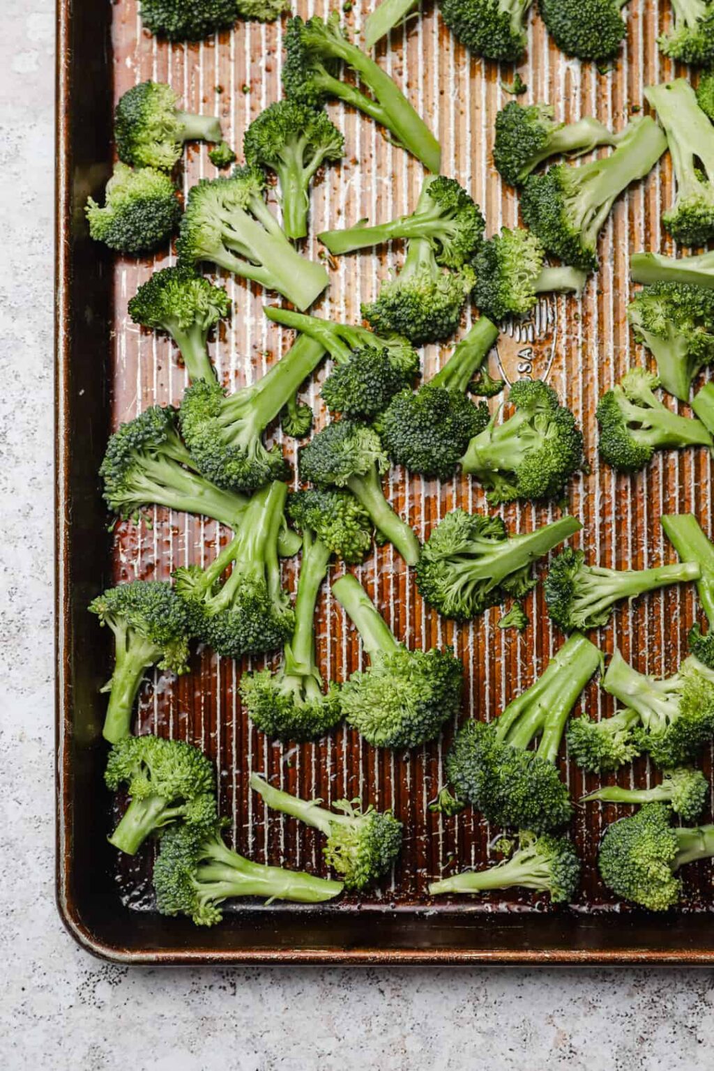 Roasted Broccoli Caesar Salad with Homemade Dressing - Well Seasoned Studio