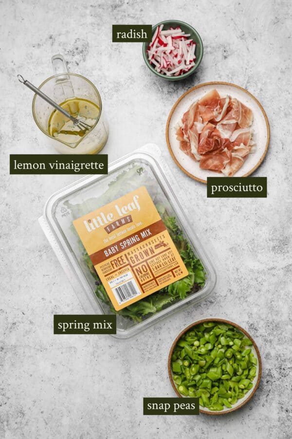 20-Minute Spring Mix Salad with Prosciutto - Well Seasoned Studio