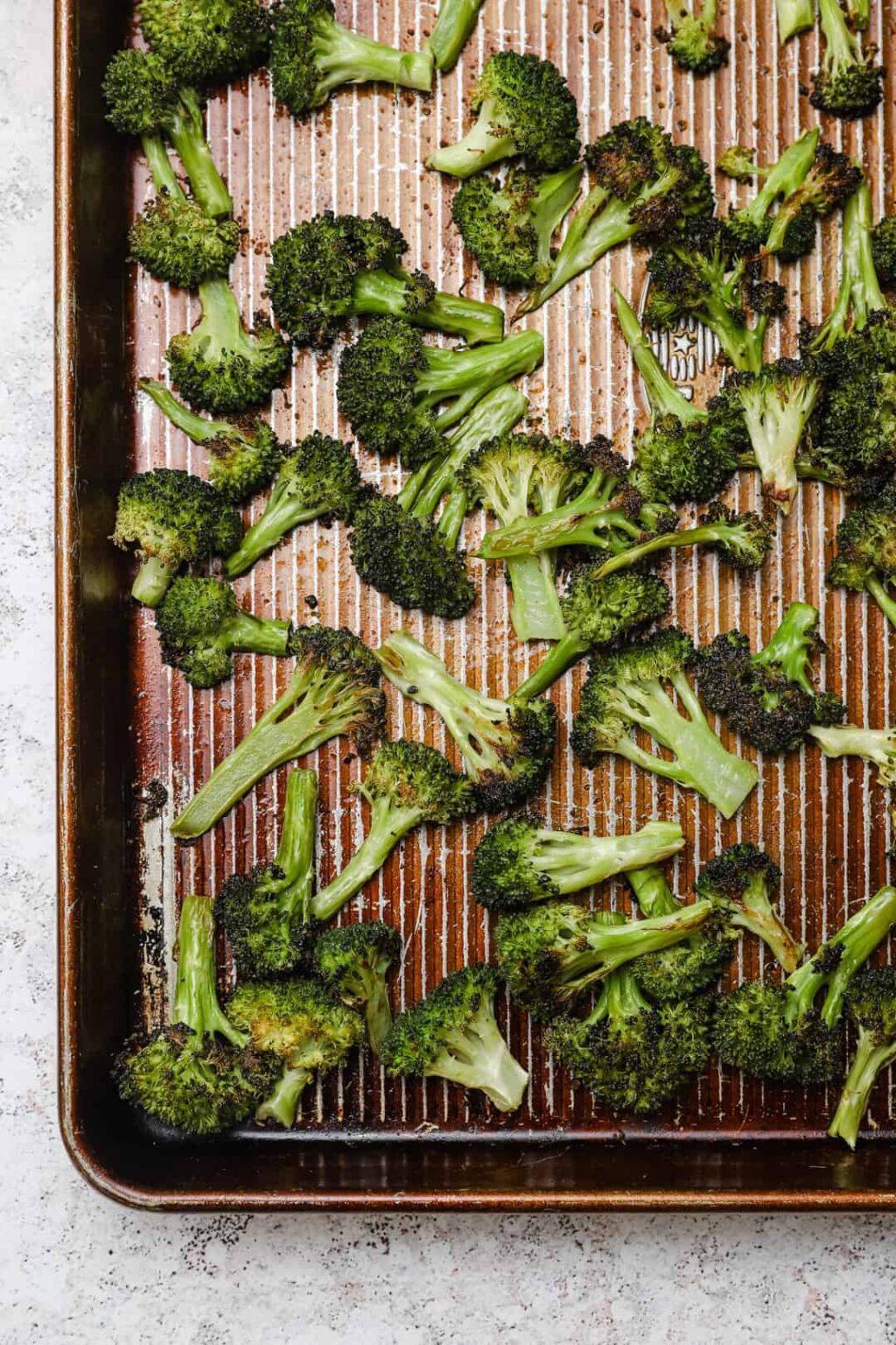 Roasted Broccoli Caesar Salad with Homemade Dressing - Well Seasoned Studio
