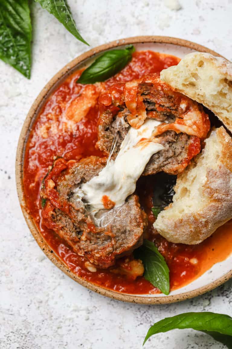Tender-Baked Ground Beef & Ricotta Meatballs - Well Seasoned Studio