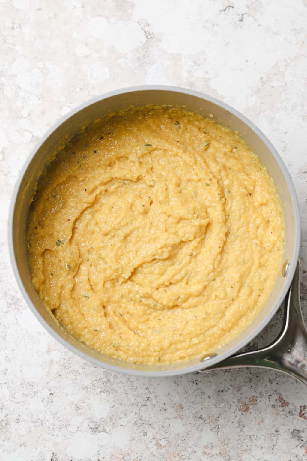 Creamy Pumpkin Polenta (with Canned Pumpkin!) - Well Seasoned Studio