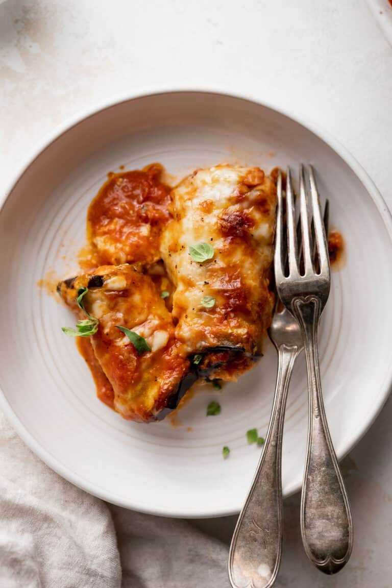 How To Make Cheesy Eggplant Rollatini - Well Seasoned Studio