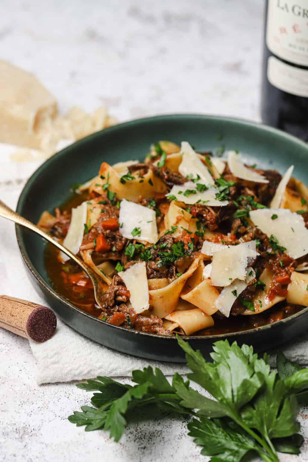 Tender, Slow Braised Short Rib Ragu! - Well Seasoned Studio