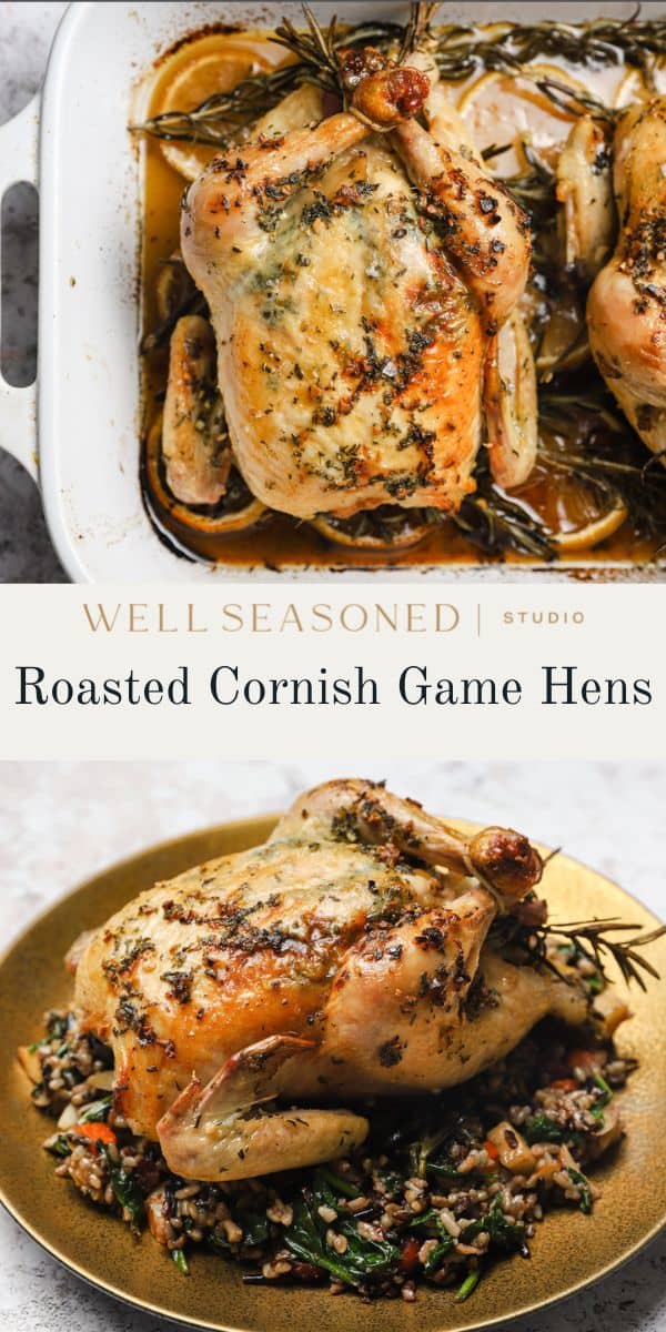 Juicy Roasted Cornish Game Hens (425°F) - Well Seasoned Studio