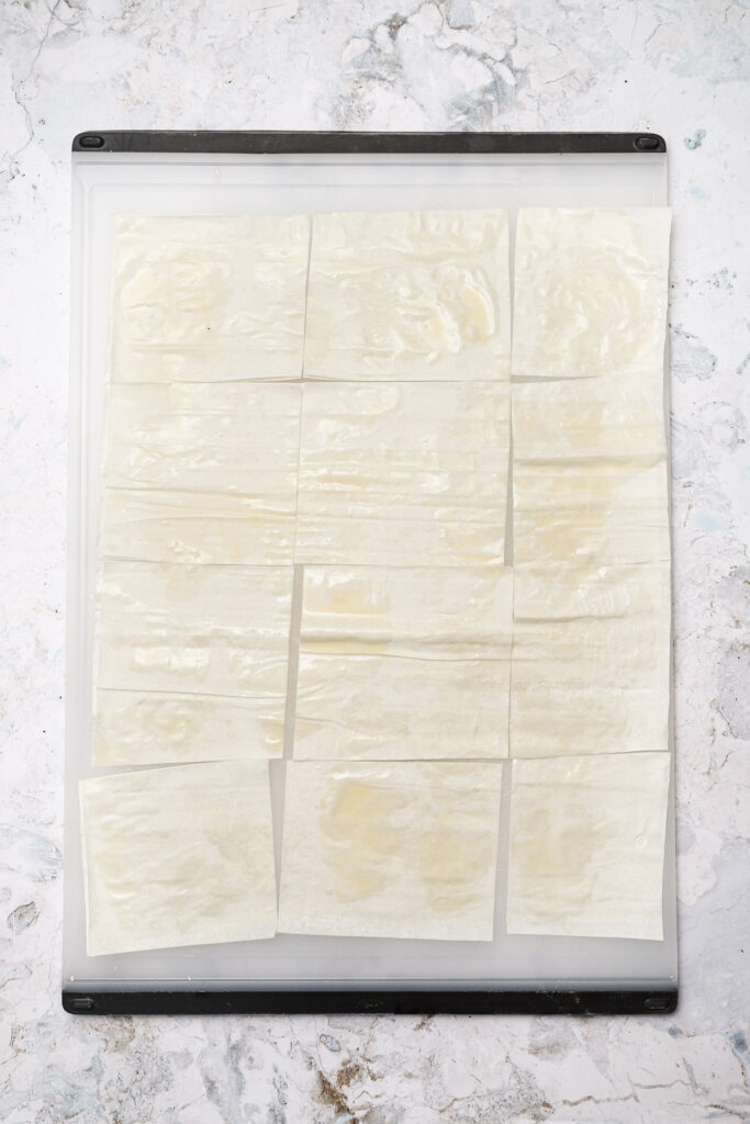 British Fish Pie with Flaky Phyllo Dough - Well Seasoned Studio