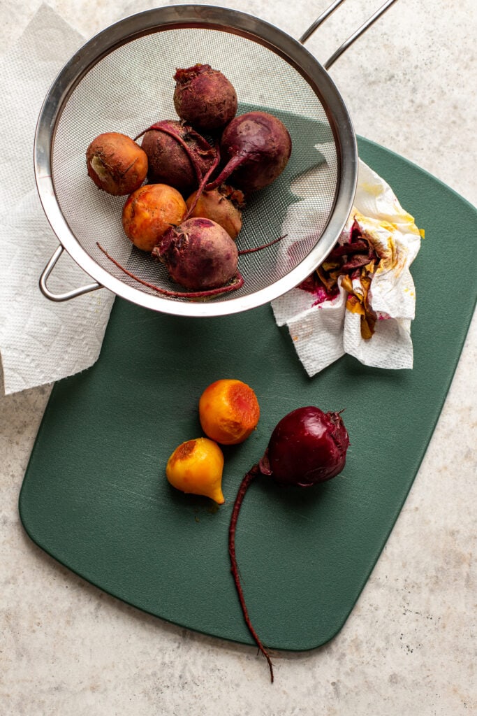 Tender Beet Salad with Greek Yogurt Dressing - Well Seasoned Studio