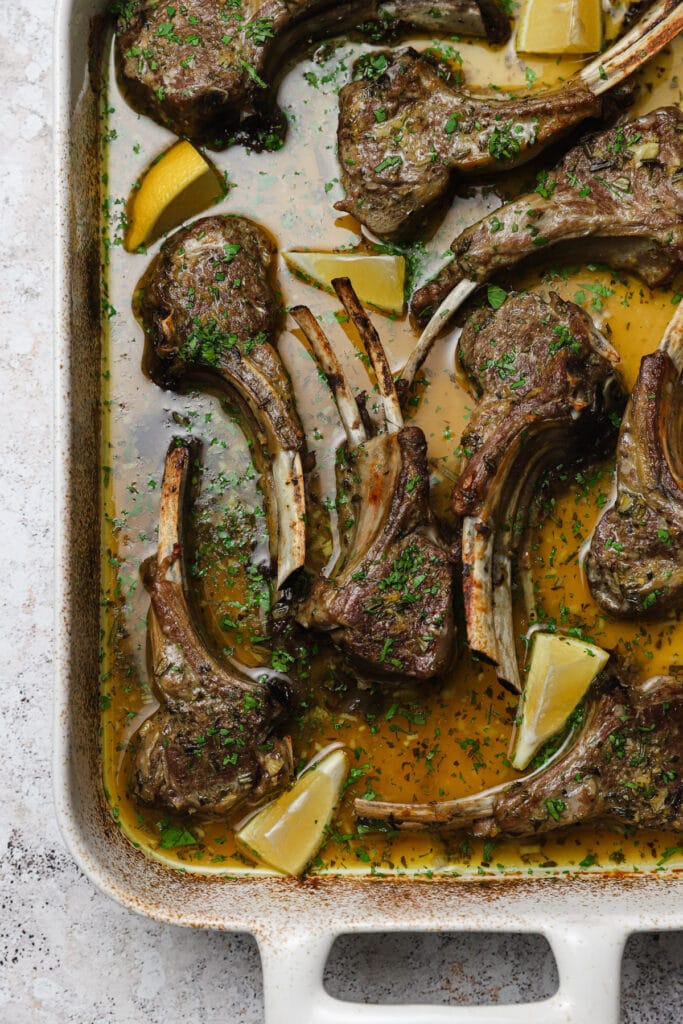 Impossibly Tender Rosemary Roasted Lamb Chops! - Well Seasoned Studio