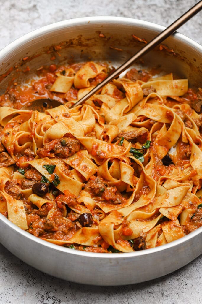 Melt-In-Your-Mouth Slow Braised Lamb Ragu! - Well Seasoned Studio