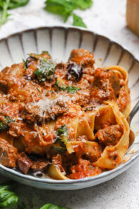 Melt In Your Mouth Slow Braised Lamb Ragu! - Well Seasoned Studio