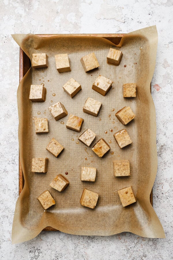 Crispy Oven-Roasted Tofu with Sweet, Spicy Glaze - Well Seasoned Studio