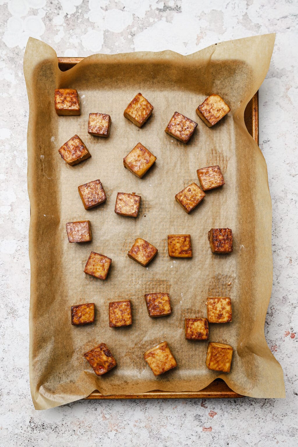 Crispy Oven-Roasted Tofu with Sweet, Spicy Glaze - Well Seasoned Studio