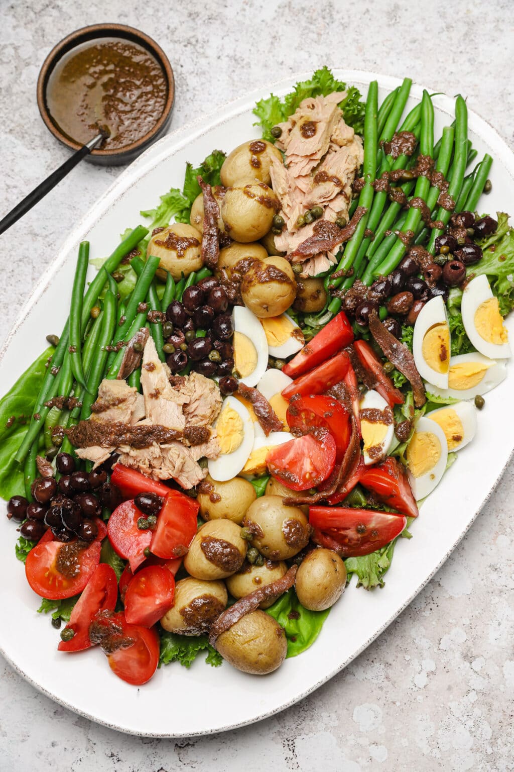 Thick & Creamy Niçoise Salad Dressing - Well Seasoned Studio