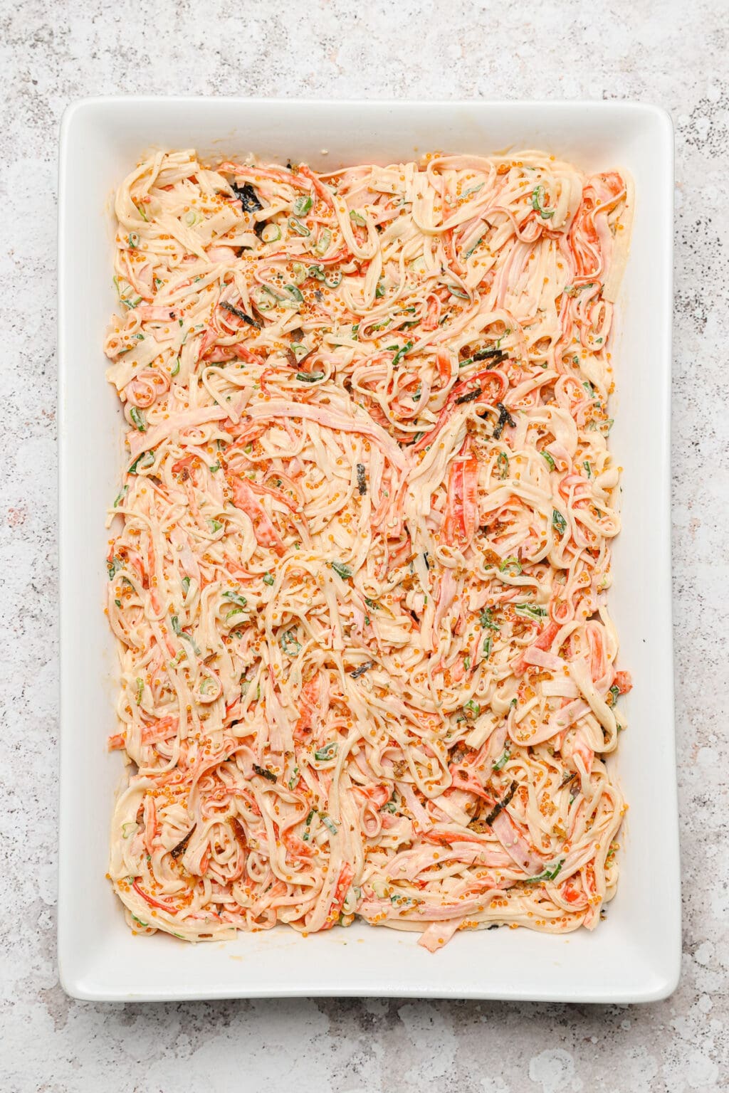 Viral Sushi Bake Recipe with Spicy Kani Salad - Well Seasoned Studio