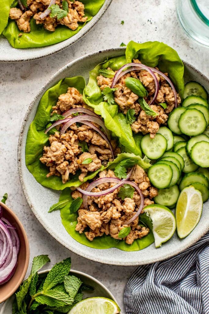20-Minute Laotian Chicken Larb (Larb Gai) - Well Seasoned Studio