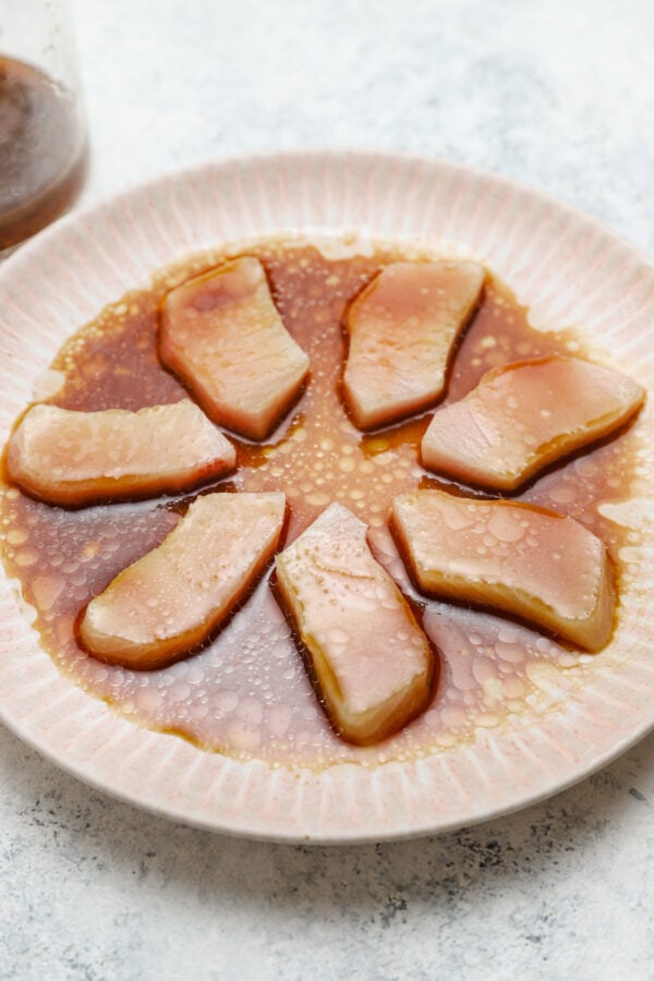 Buttery Hamachi Crudo with Soy Ginger Marinade - Well Seasoned Studio