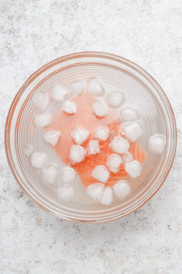 How To Cut Salmon For Salmon Bites - Well Seasoned Studio