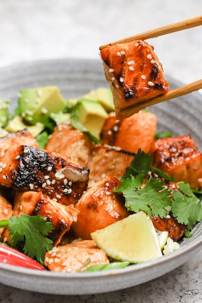 How To Make Miso Salmon Bites