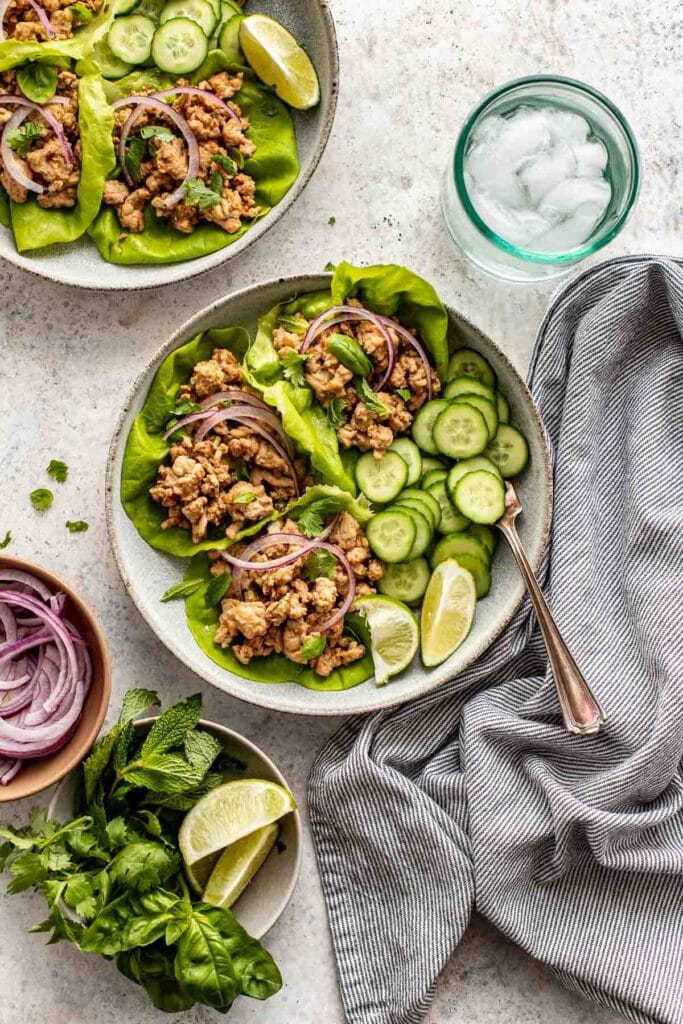 20-Minute Laotian Chicken Larb (Larb Gai) - Well Seasoned Studio