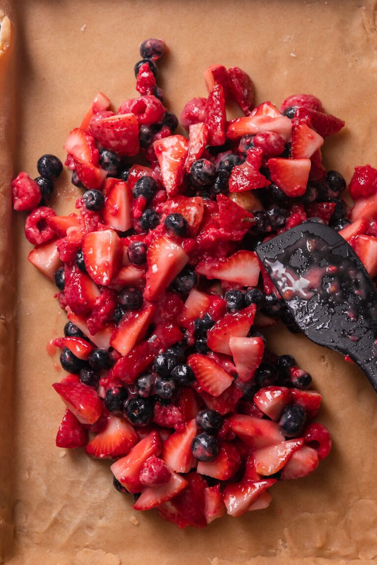 Triple Berry Slab Pie (Easily Yields 12 Servings!) - Well Seasoned Studio