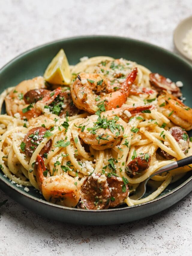 Cajun Shrimp Pasta - Well Seasoned Studio