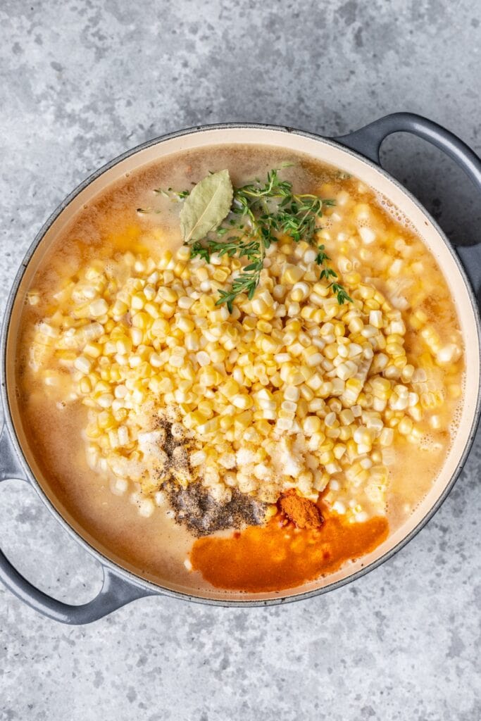 Creamy Corn Chowder with Bacon - Well Seasoned Studio