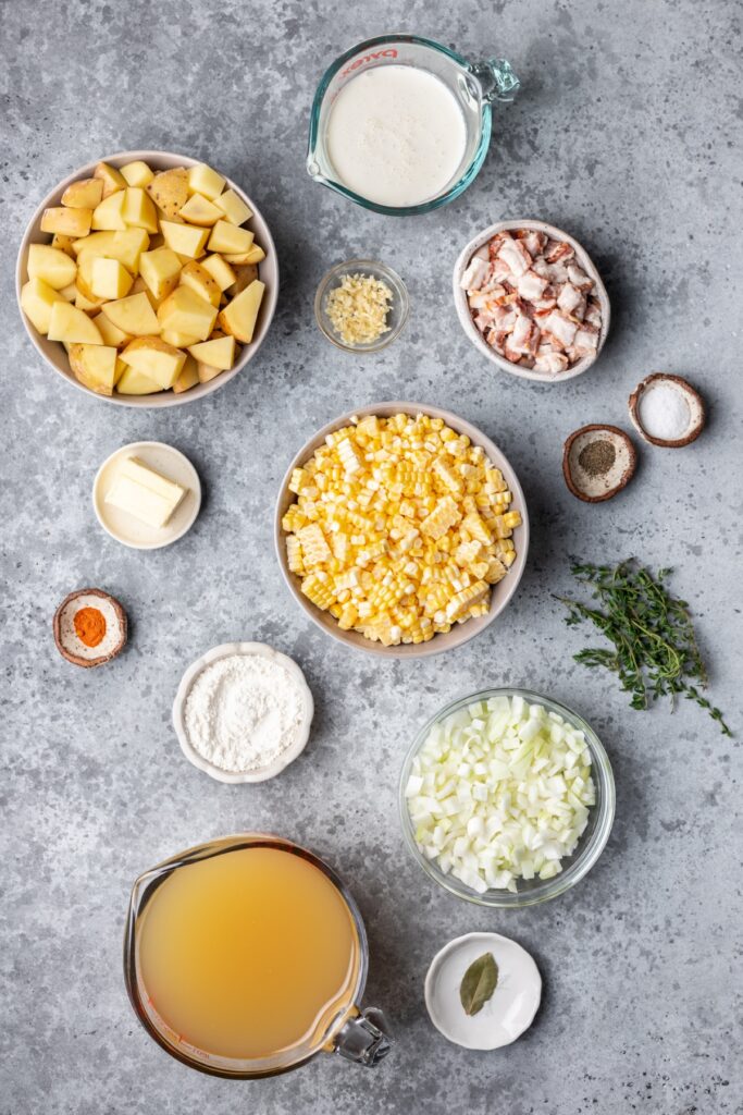 Creamy Corn Chowder with Bacon - Well Seasoned Studio