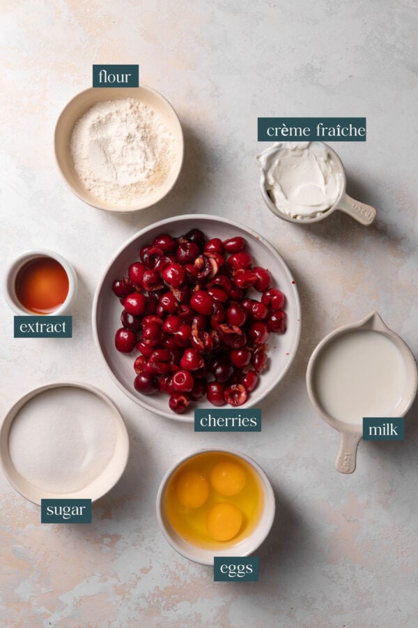 Cherry Clafoutis (Creamy & Custardy!) - Well Seasoned Studio