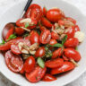 Fresh Marinated Tomatoes with Balsamic Vinaigrette - Well Seasoned Studio