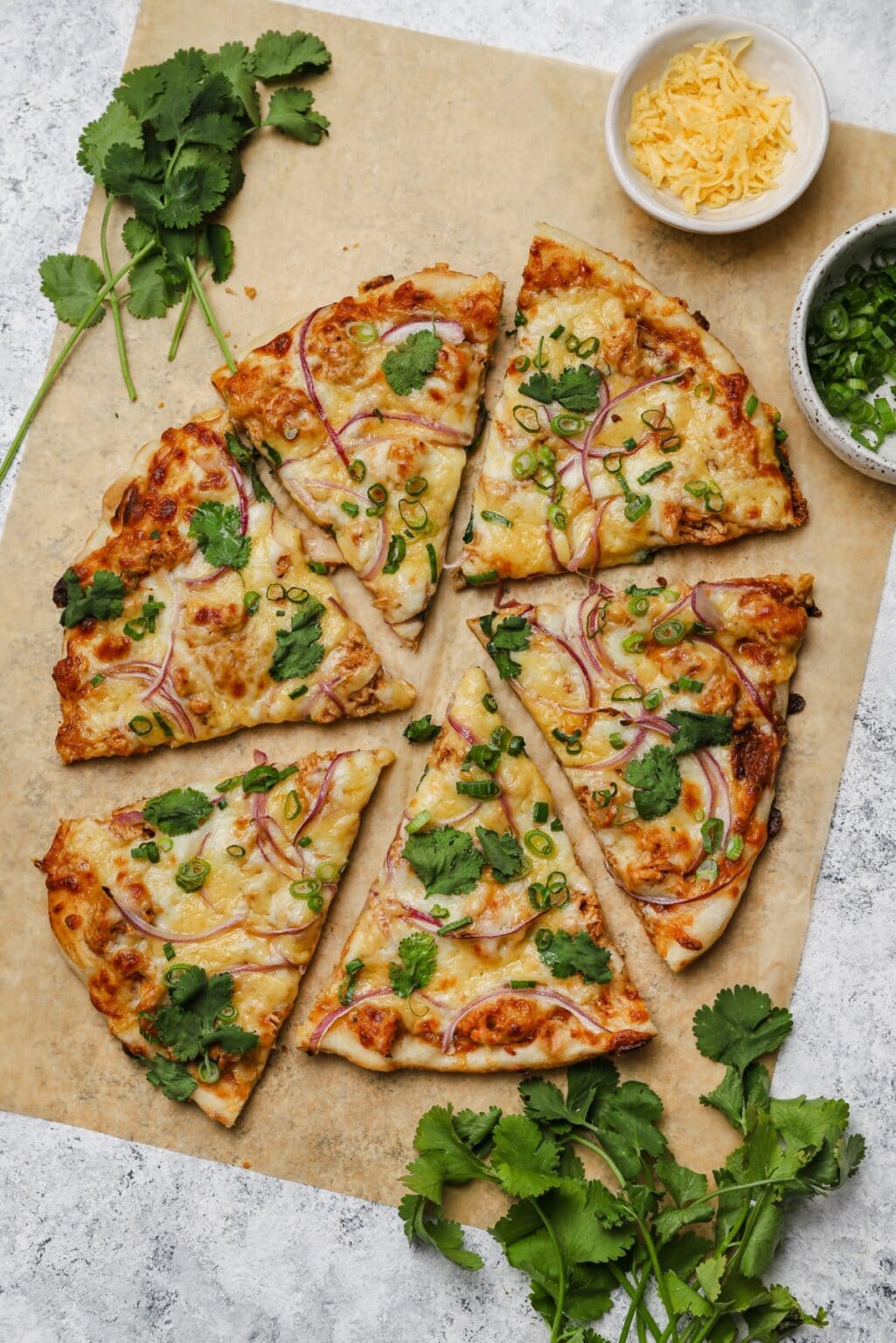 Crispy Cast-Iron BBQ Chicken Pizza - Well Seasoned Studio