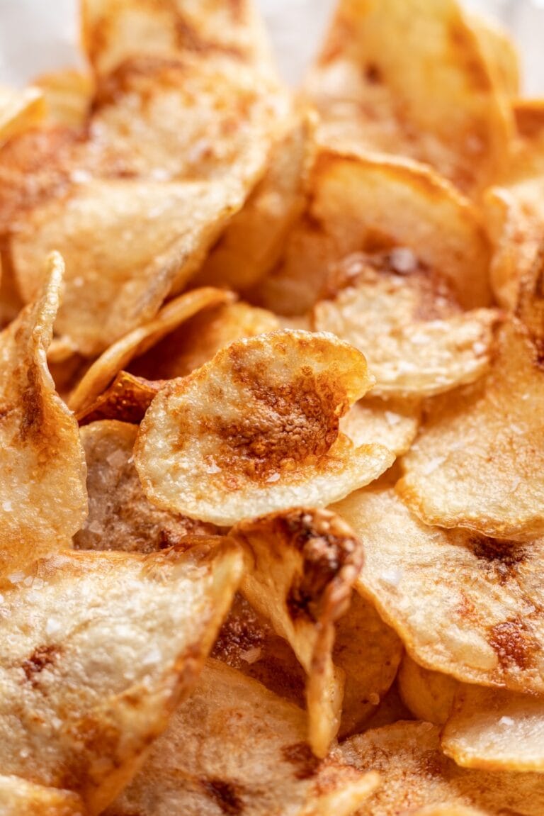 Thin & Crispy Homemade Potato Chips - Well Seasoned Studio