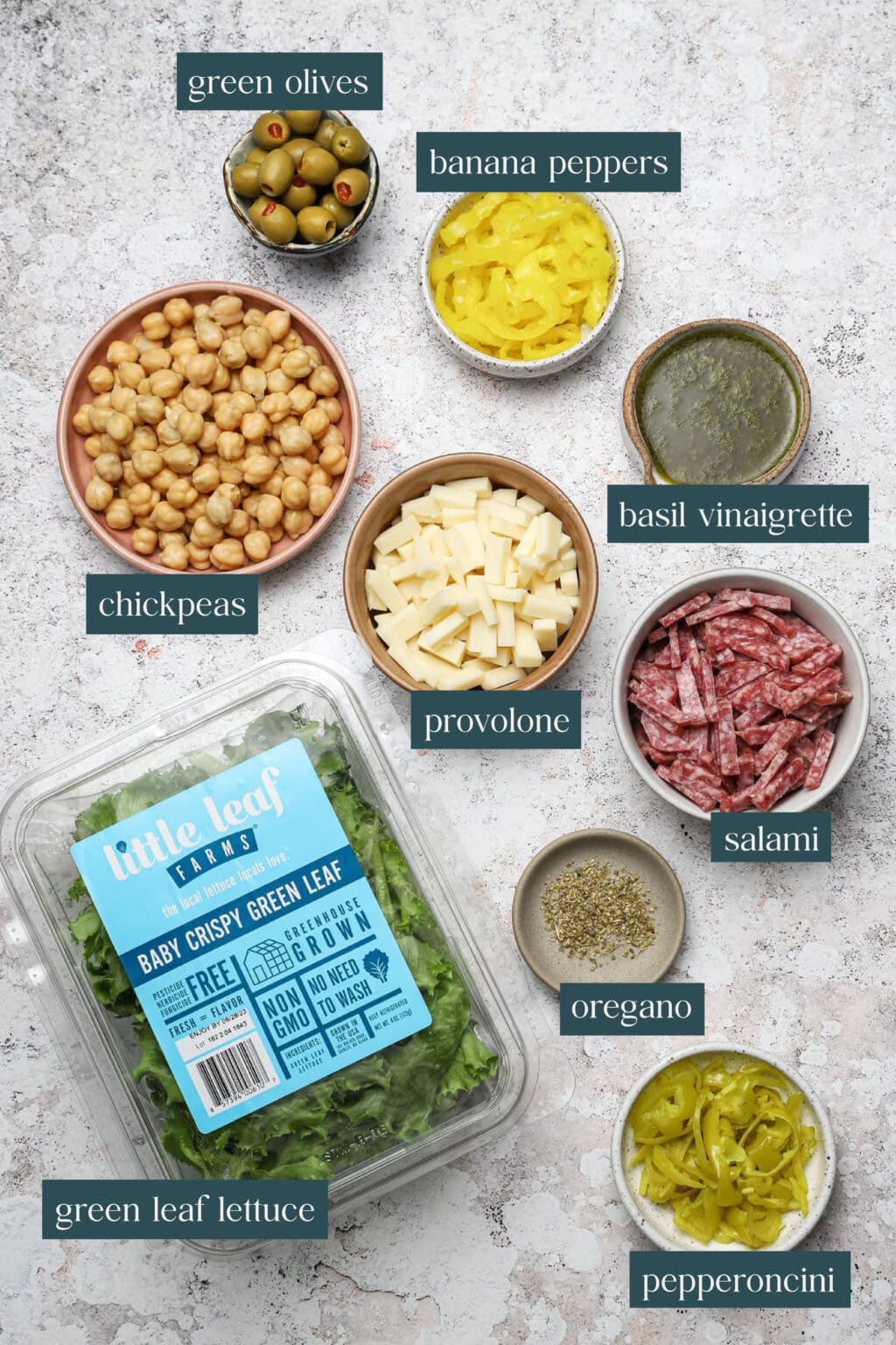 Viral TikTok Grinder Salad with Italian Antipasti - Well Seasoned Studio