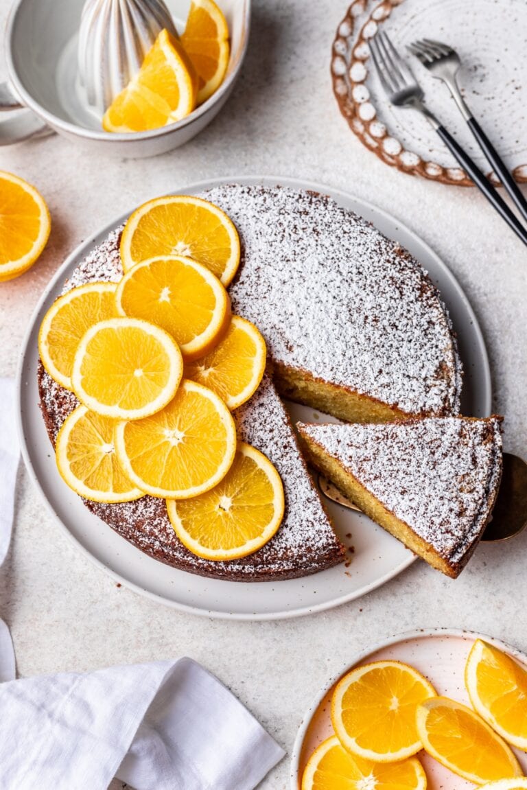 One Bowl Orange Ricotta Cake - Well Seasoned Studio