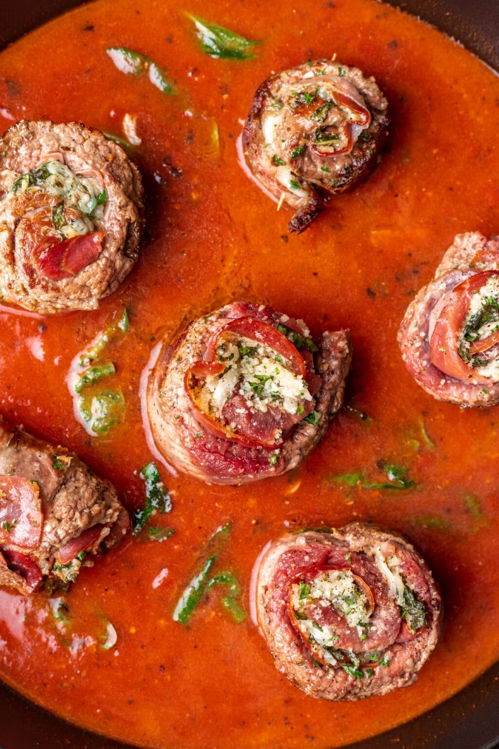 Tender Oven-Braised Beef Braciole with Prosciutto - Well Seasoned Studio