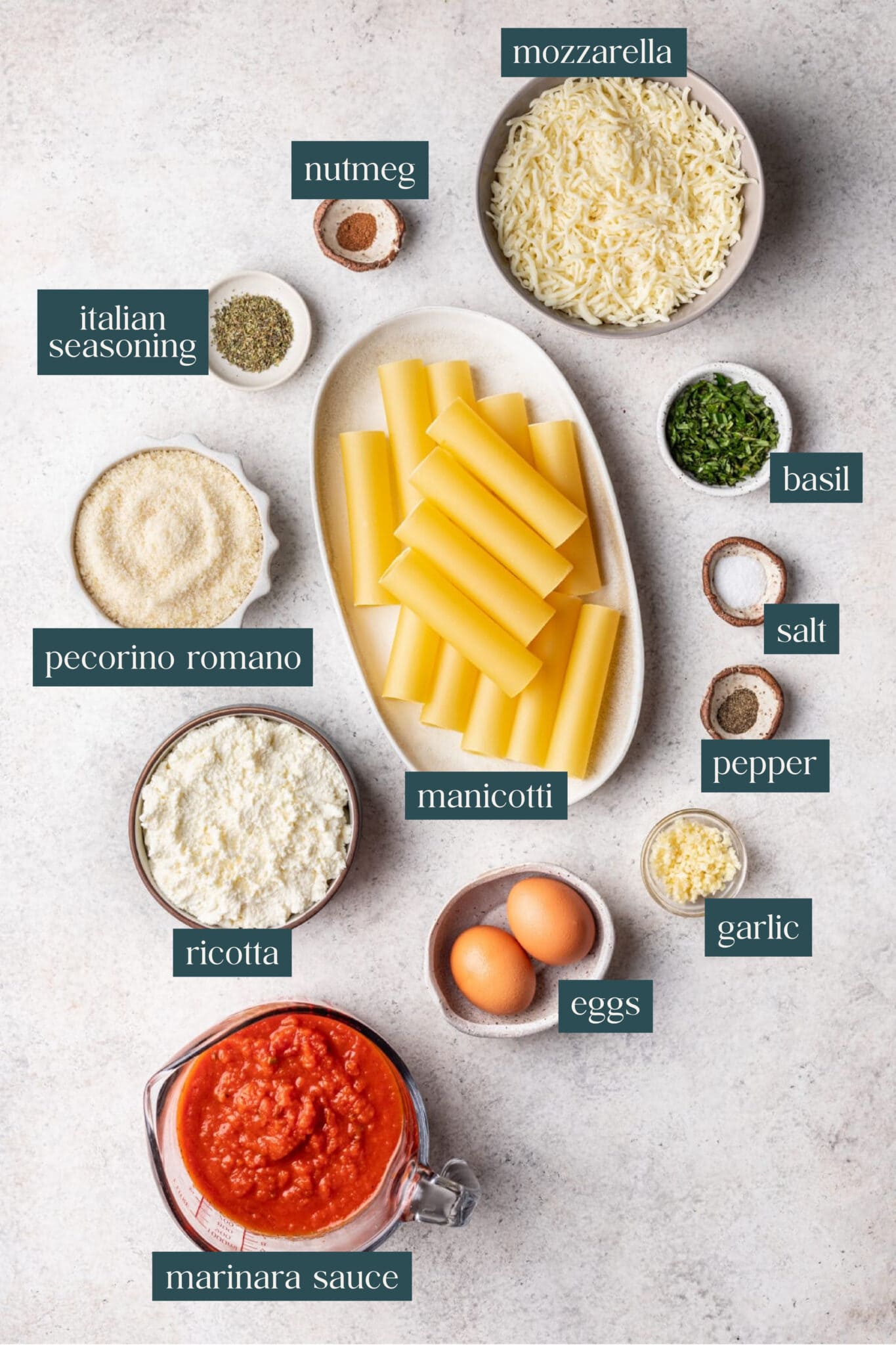 How To Make Three Cheese Manicotti - Well Seasoned Studio