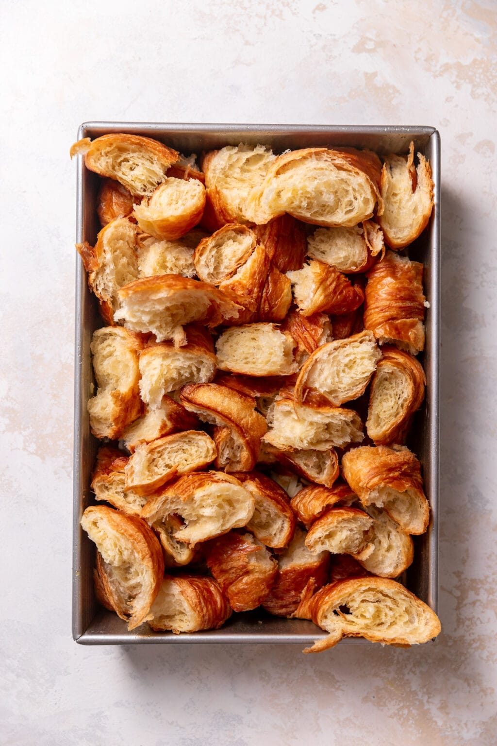 Croissant Breakfast Casserole With Bacon & Gruyere - Well Seasoned Studio