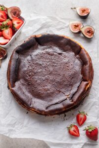 Easy, Creamy Burnt Basque Cheesecake - Well Seasoned Studio