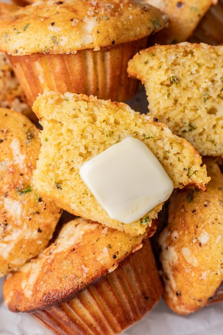 Buttery Corn Muffins with Gruyère - Well Seasoned Studio