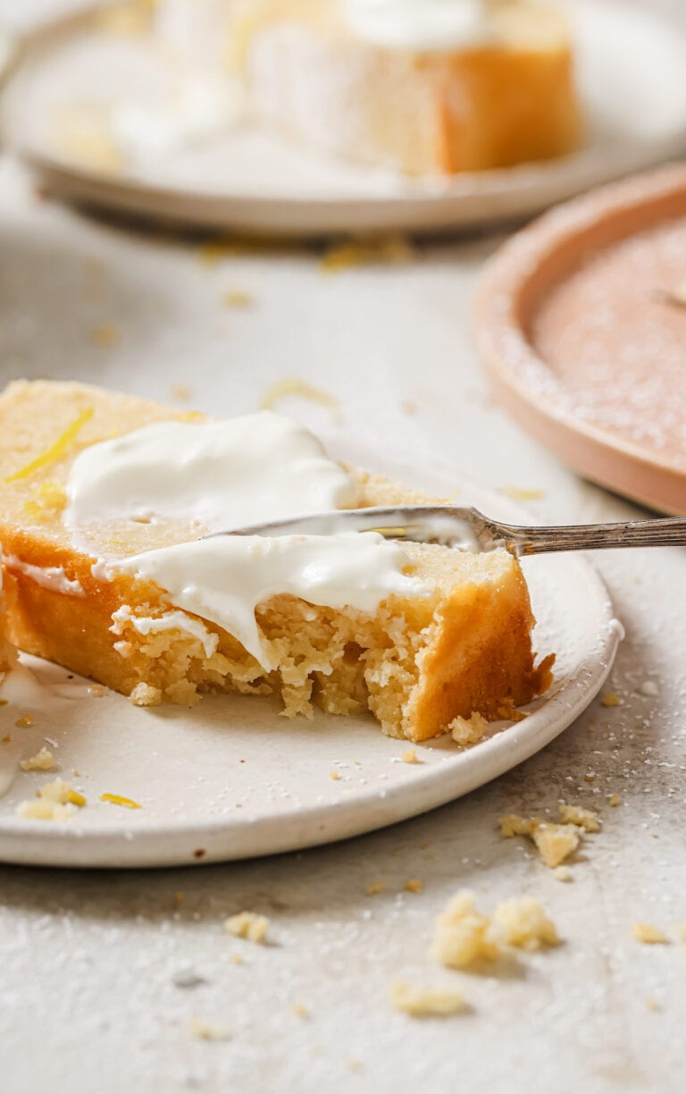 Rich & Moist Lemon Ricotta Pound Cake - Well Seasoned Studio
