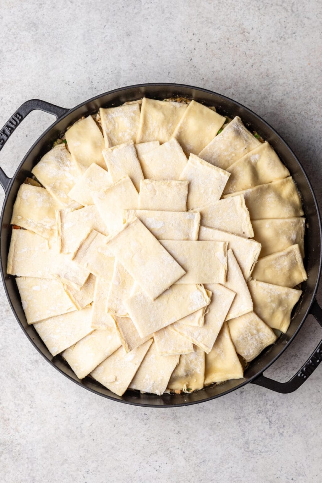 Cozy Chicken Pot Pie with Flaky, Buttery Puff Pastry - Well Seasoned Studio