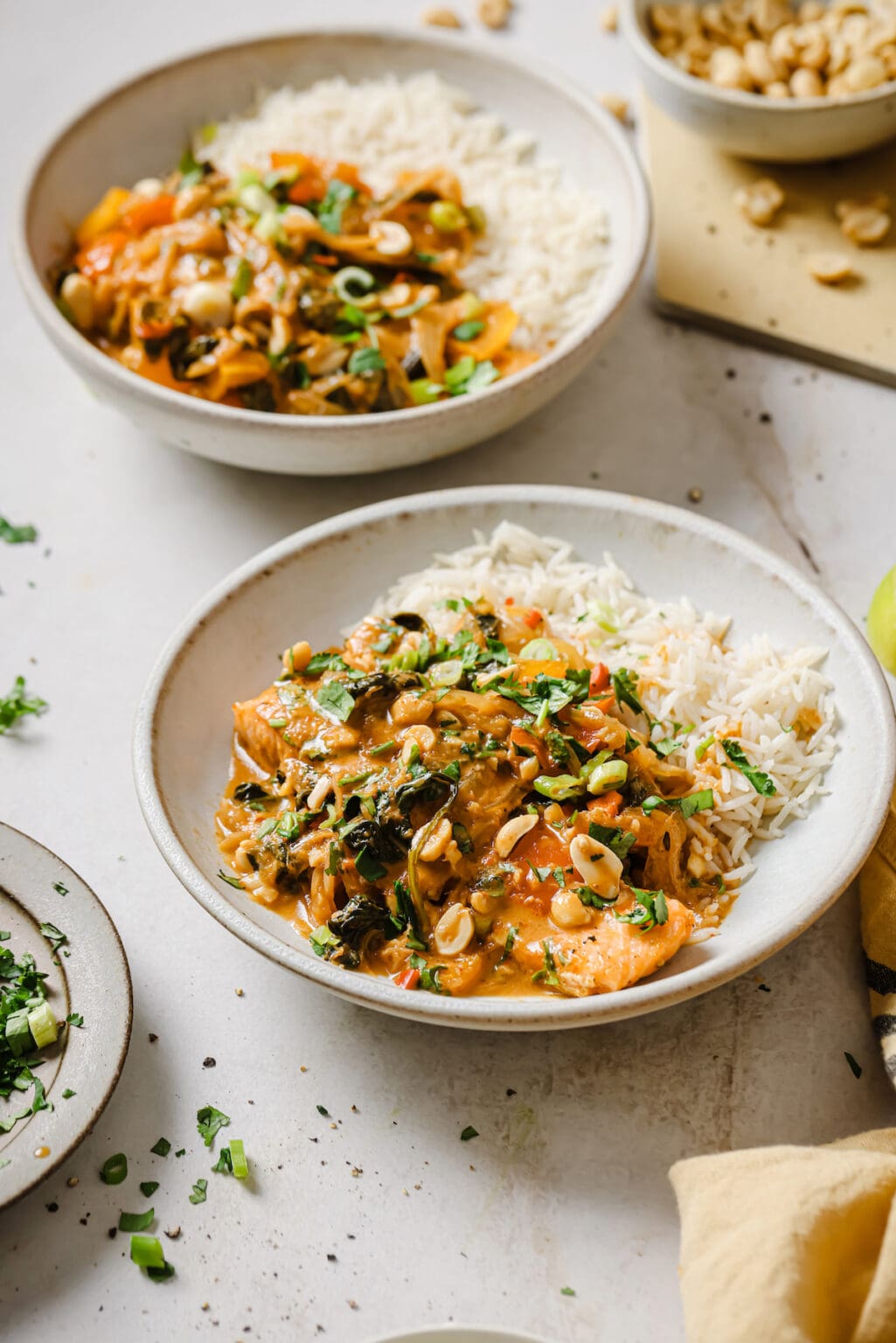 30-Minute Creamy Salmon Curry - Well Seasoned Studio