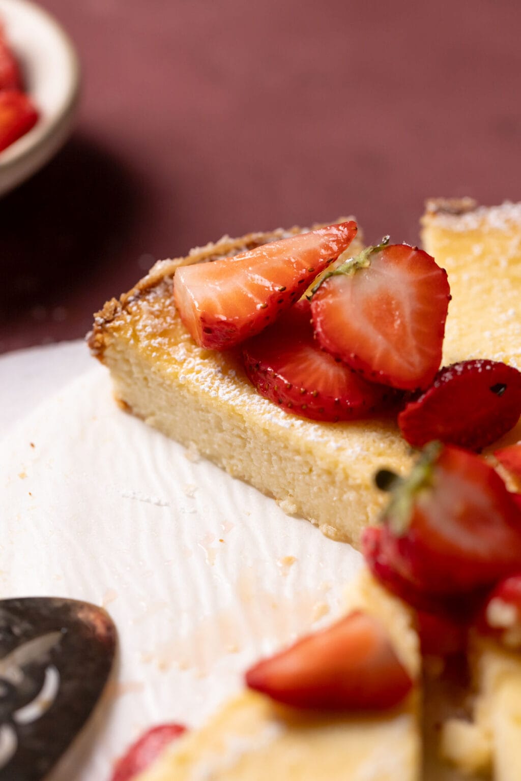 Creamy One Bowl Italian Ricotta Cheesecake - Well Seasoned Studio