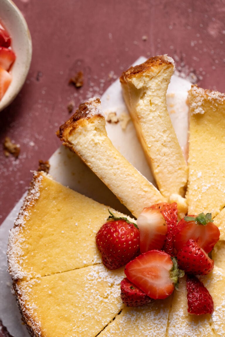Creamy One Bowl Italian Ricotta Cheesecake - Well Seasoned Studio