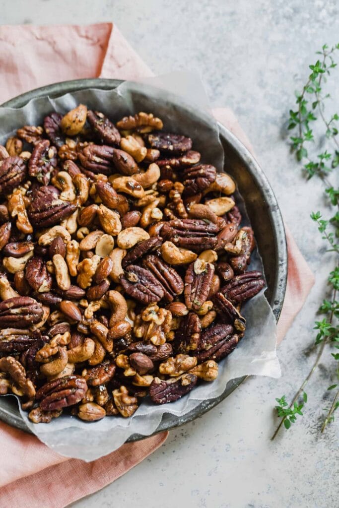Spiced Cocktail Nuts (Perfect Party Snack!) Recipe (Cocktail Nuts ...