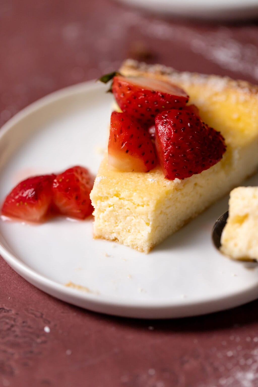Creamy One Bowl Italian Ricotta Cheesecake - Well Seasoned Studio