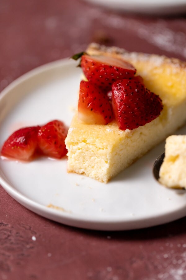 Creamy One Bowl Italian Ricotta Cheesecake - Well Seasoned Studio