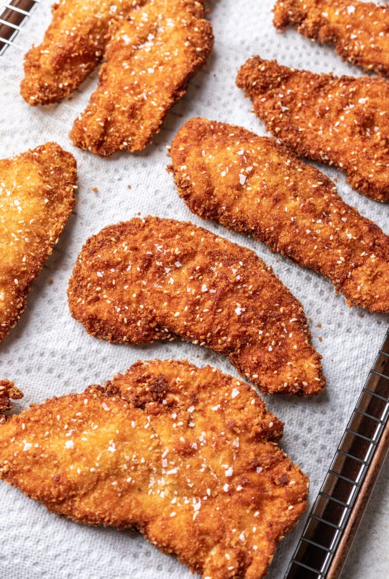 Crispy Pan-Fried Chicken Schnitzel - Well Seasoned Studio