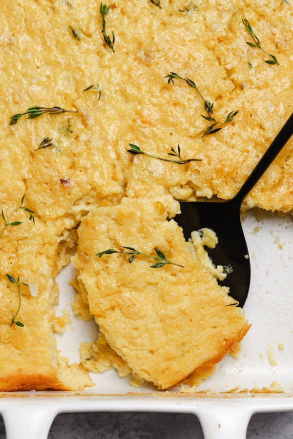 Creamy Southern Corn Pudding (For Thanksgiving!) - Well Seasoned Studio